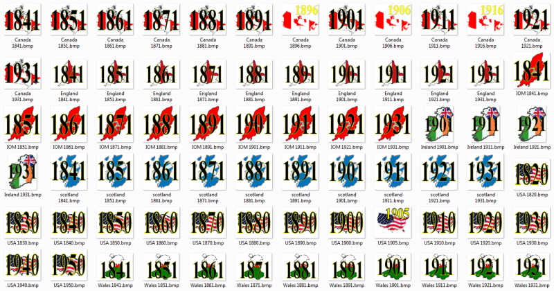 John’s Census Icons (BMP) – Family Historian User Group – Knowledge Base